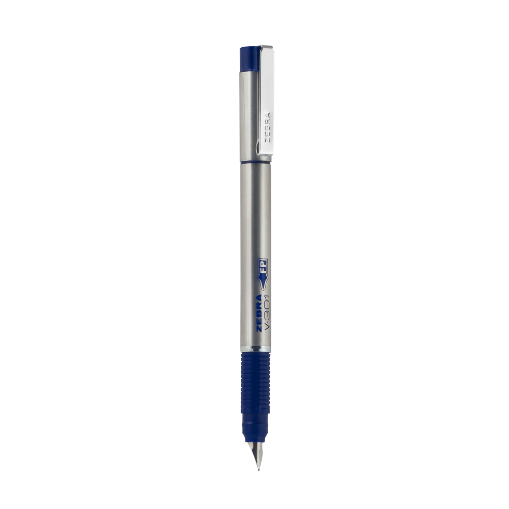Pluma Fuente Zebra V-301 Azul