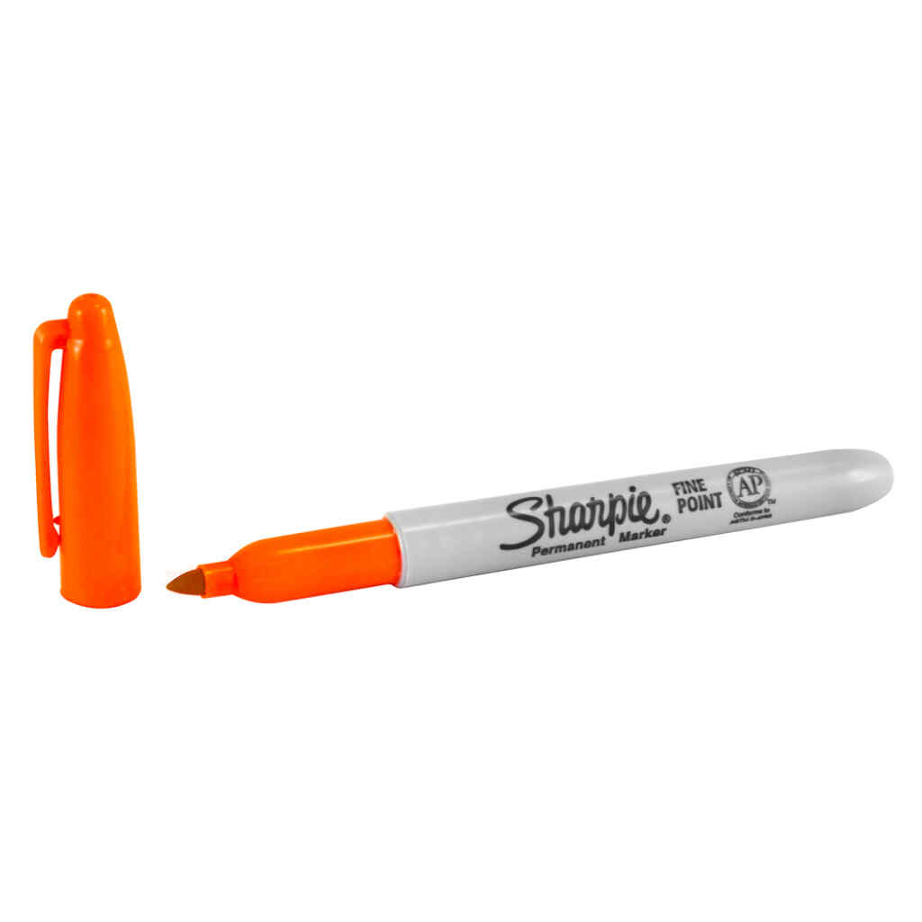 Marcador Permanente Sharpie P/Fina 30036 Naranja (144)