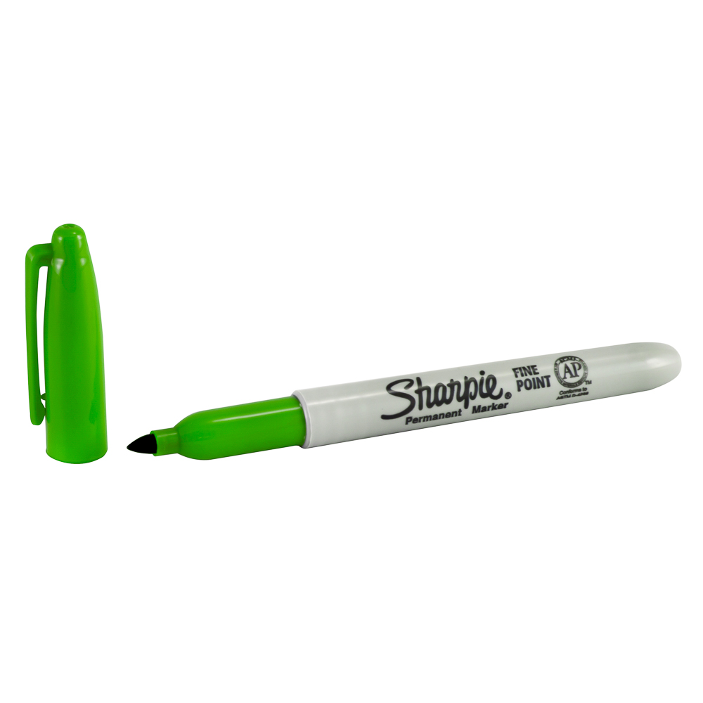 Marcador Permanente Sharpie P/Fina 30129 Verde Limon (144)