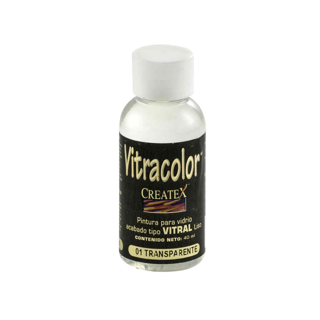 Pintura Vitral Createx 40Ml. 001 Transparente