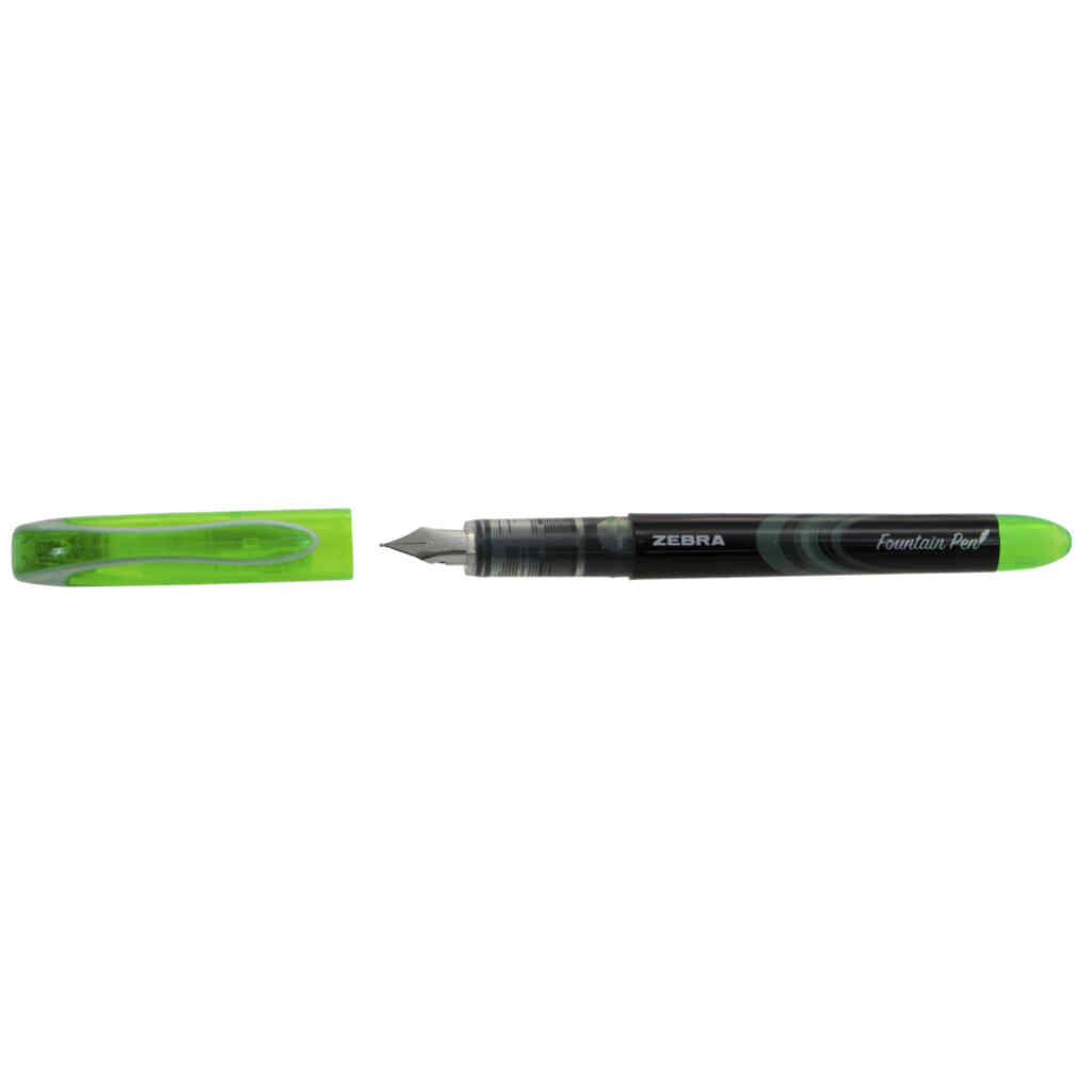 Pluma Fuente Zebra 9001 Desechable Verde – Shopper Mall