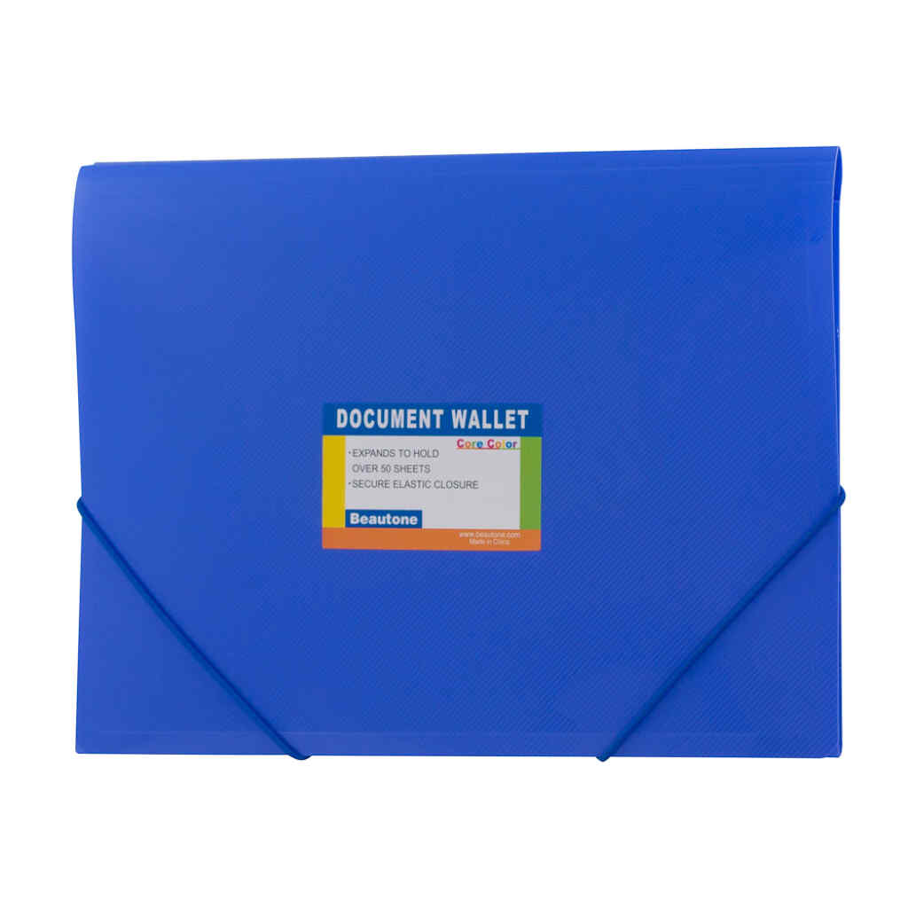 Folder Español Beautone 4875-2 Oficio Core Opaque Azul (5X24)