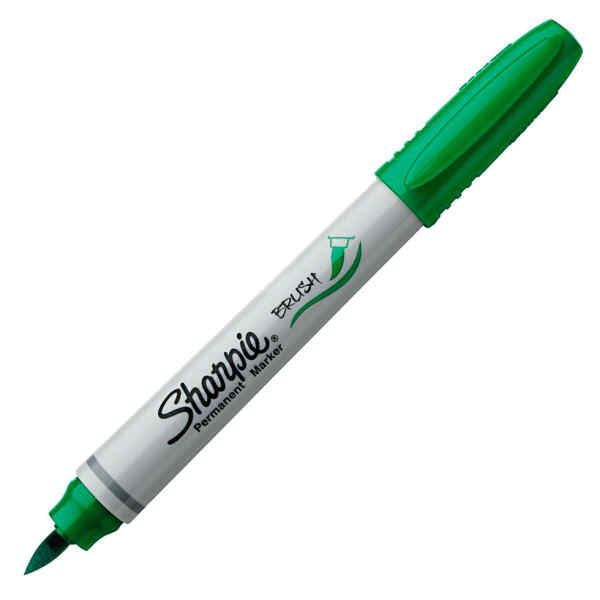 Marcador Permanente Sharpie P/Pincel 1863389 Verde