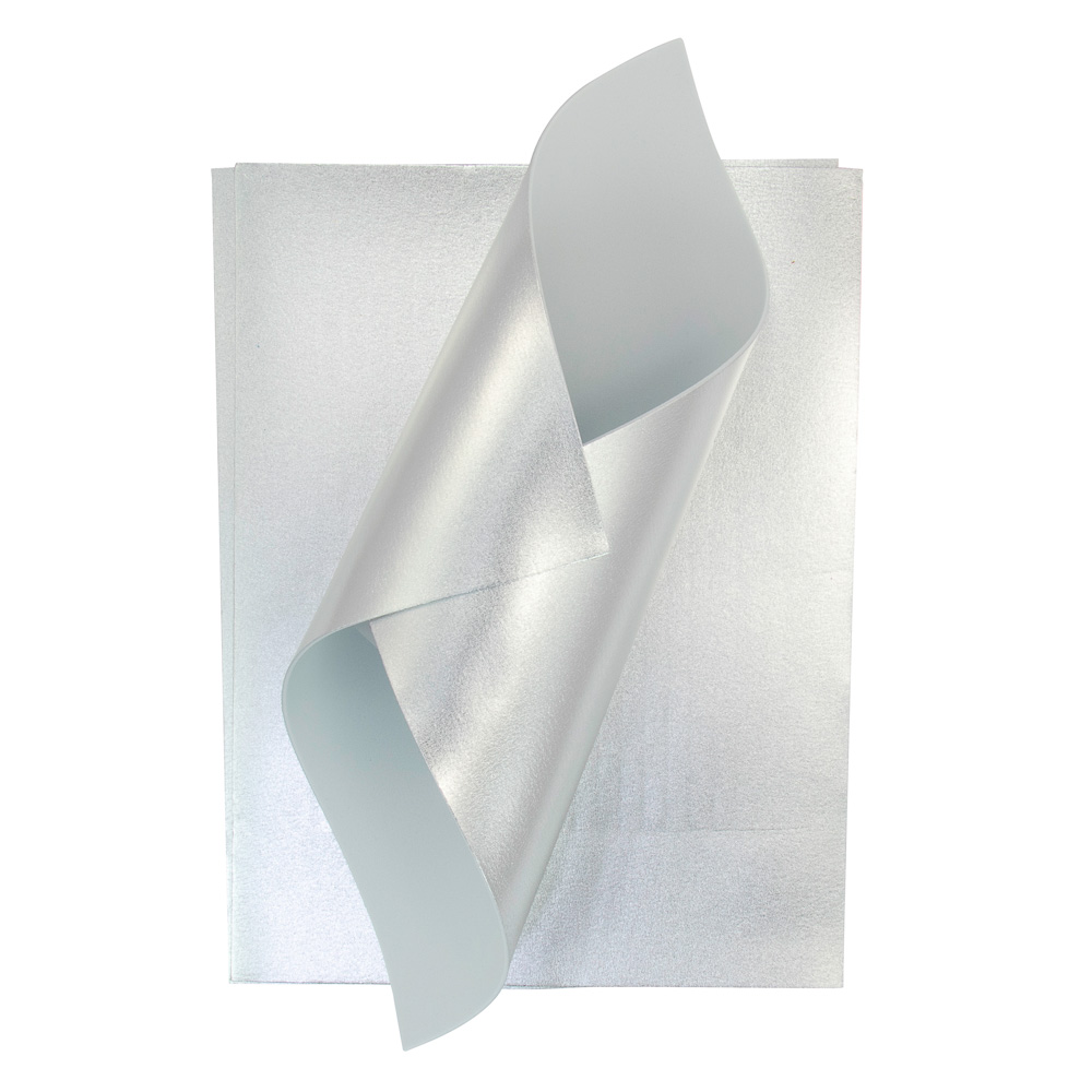 Foamy Fast Metalizado 8.5"X11" Px3 Plateado