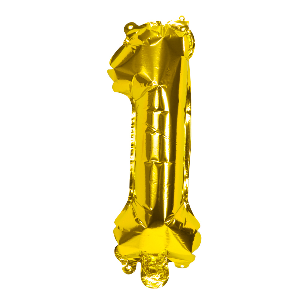 Globo Fast 32'' Numero Dorado #1 (25X40)