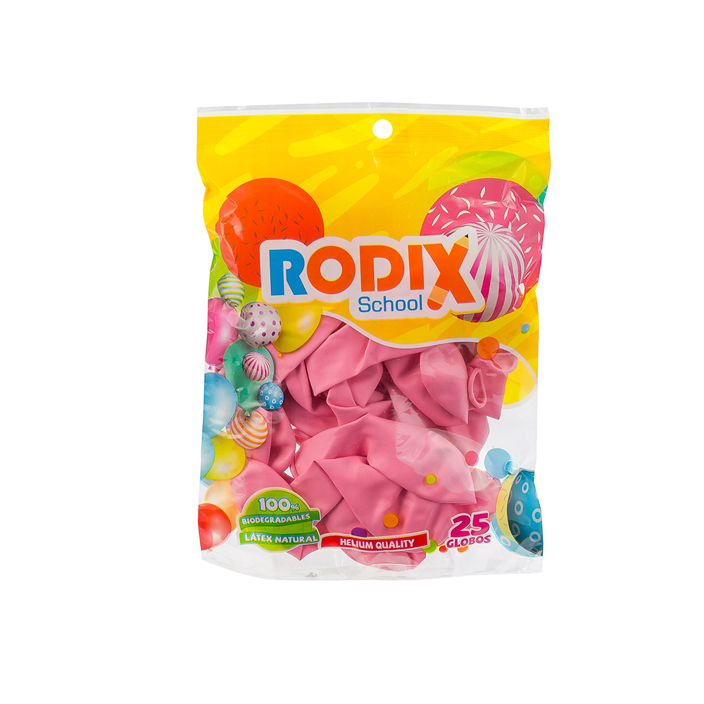 Globo Rodix No.9 Bx25 Rosado/Rosa Bebe(200)