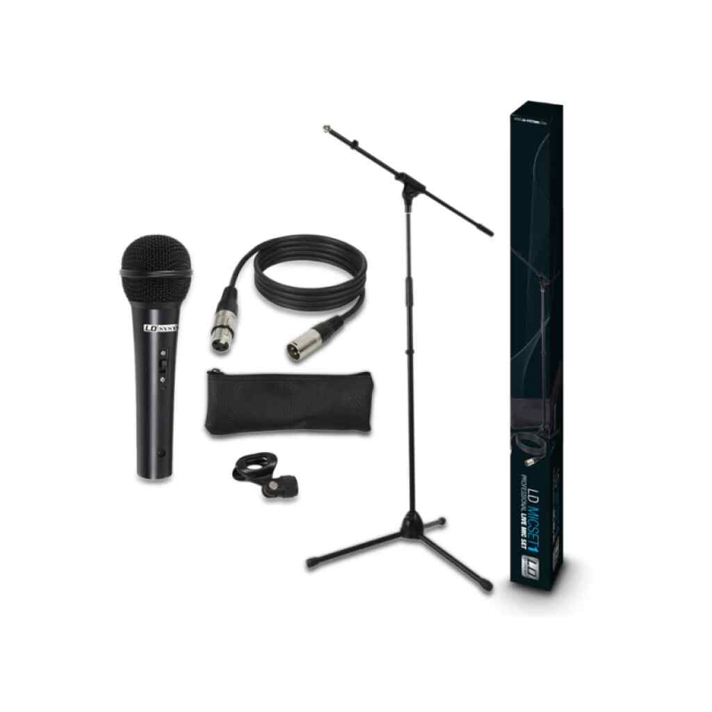 Ldmicset1 Set De Microfono, Stand, Cable Y Portamicrofono Ld Systems ...