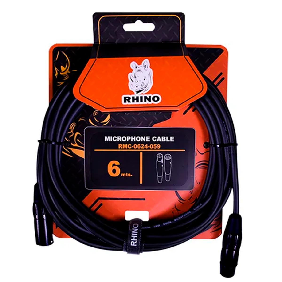 Cable Microfono RMC 0624 059 XLR XLR 6M BL | RHINO