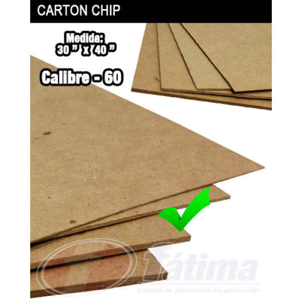 Carton Chip Importado C-60 30″ X 40″, Cafe X 1 – Shopper Mall