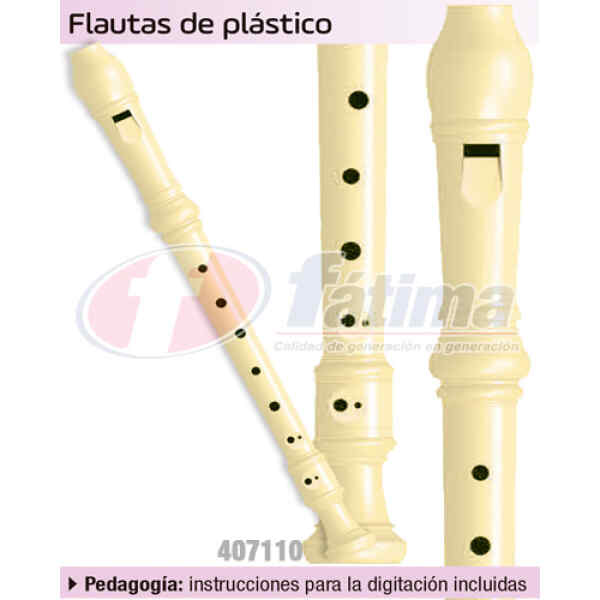Instrumento Musical Maped 407110 Flauta Dulce Sistema Moderno, Beige X ...