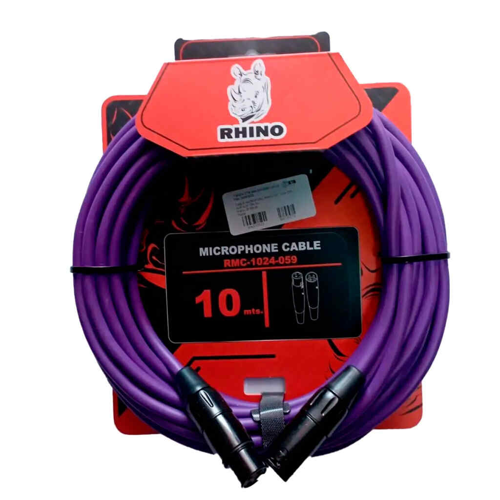 Cable Microfono RMC 1024 059 XLR XLR 10M PU | RHINO
