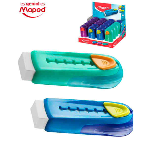 Portaborrador Maped 512000 Universal P/Lapiz, Colores Surtidos X 1