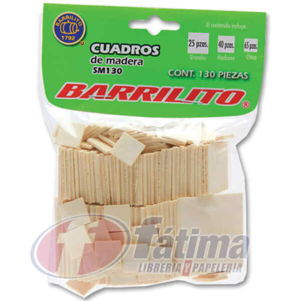 Cuadros De Madera Barrilito Sm130 Bolsa X 130, Madera X 1 – Shopper Mall