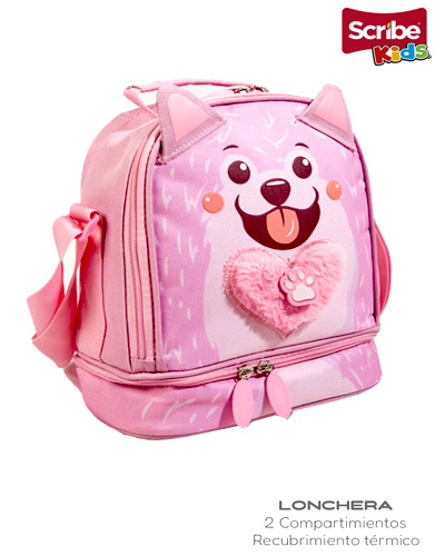 Lonchera Scribe Kids Niña Dog, Rosado X 1 – Shopper Mall