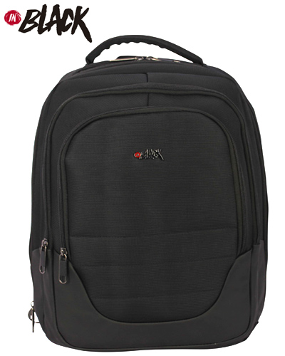 Mochila Scribe Inblack Expandible, Negro X 1