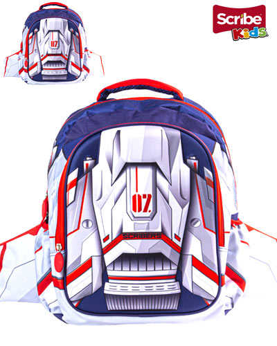 Mochila Scribe Kids Niños 13" Cohete, Varios X 1