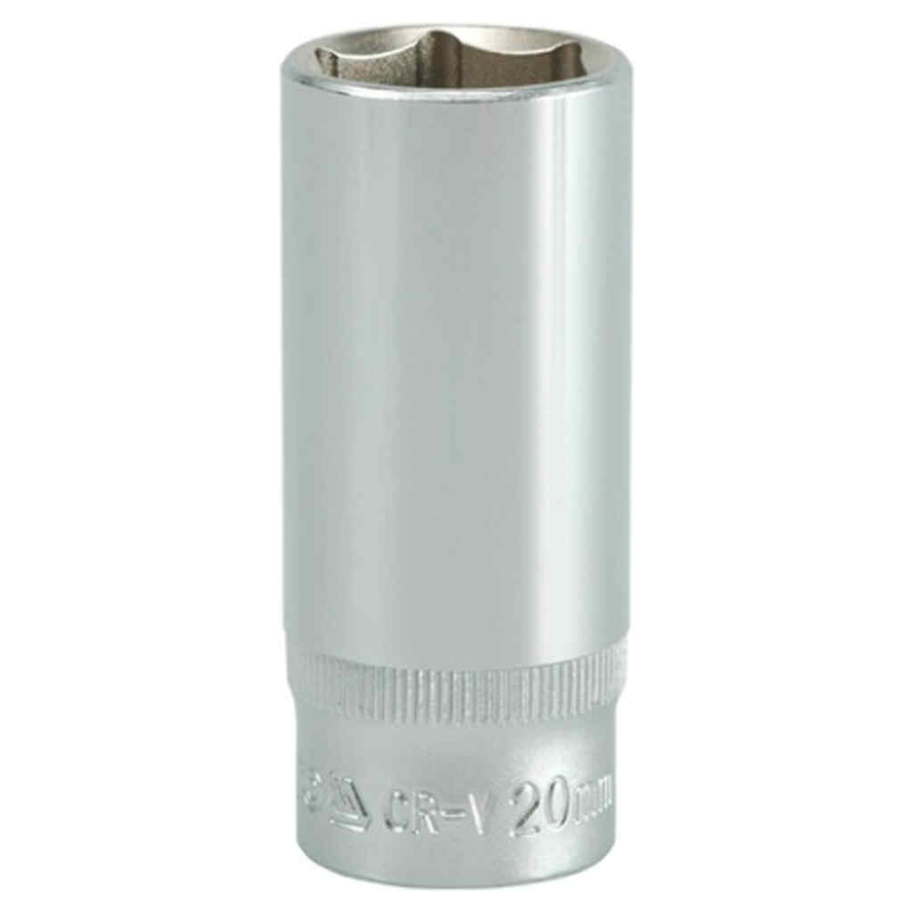 Copa Larga Hexagonal 20mm 3/8plg. 7 PT CRV | YT-3834 - YATO