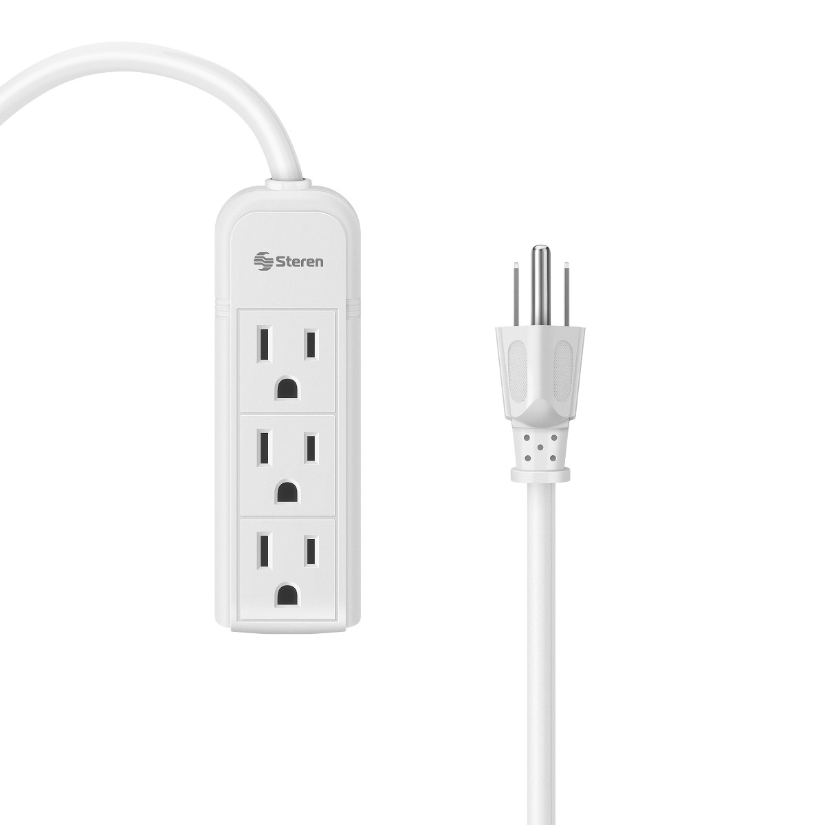 Mini Tira Multicontactos De 3 Salidas