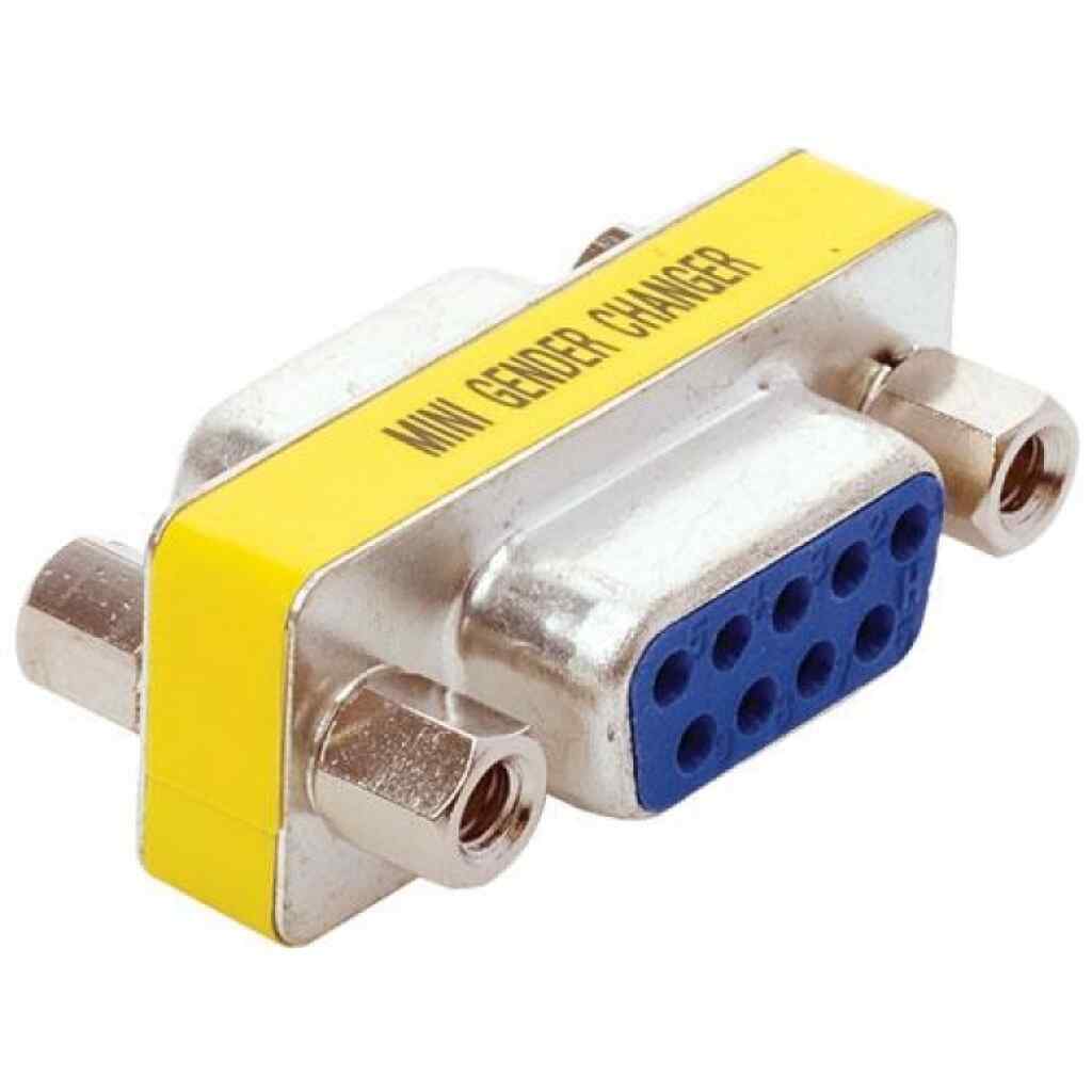 Adaptador De Union Hembra A Hembra Db9