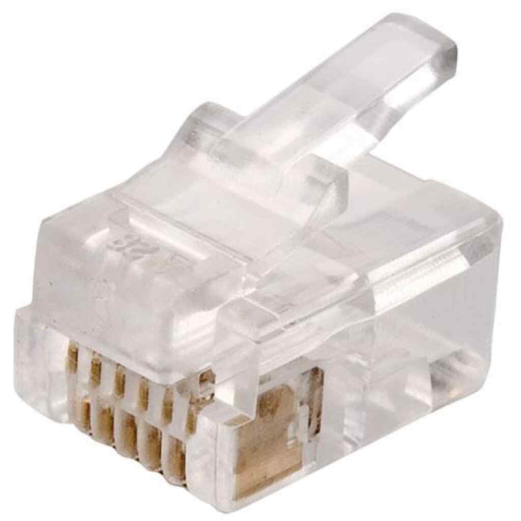 Plug Telefonico Modular De 6 Contactos Rj12 – Shopper Mall