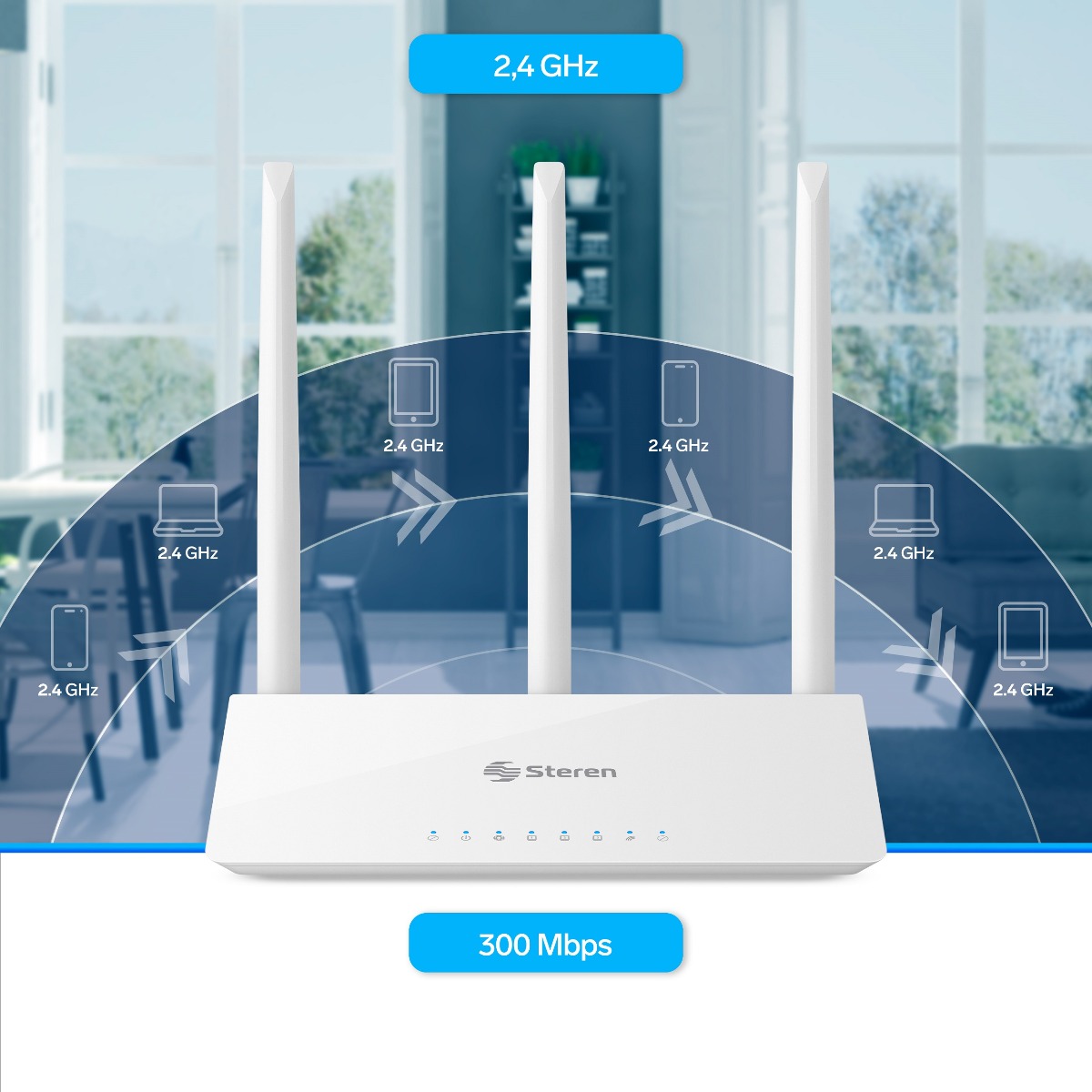 Router 2.4 300 Mbps De Alto Alcance