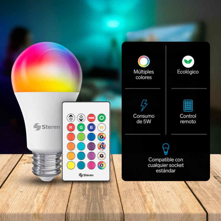 Foco Led Rgb Decorativo De 9W