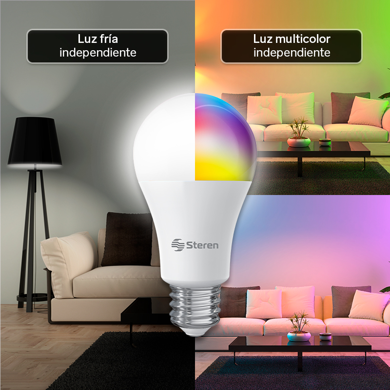 Foco Led Rgb Decorativo De 9W