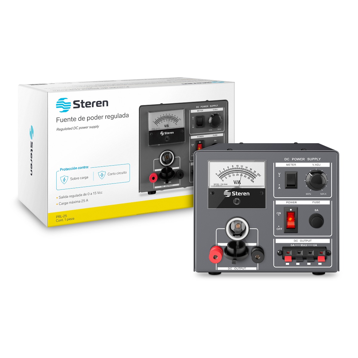 Fuente De Poder Regulada Variable 0-15 Vcd 25A