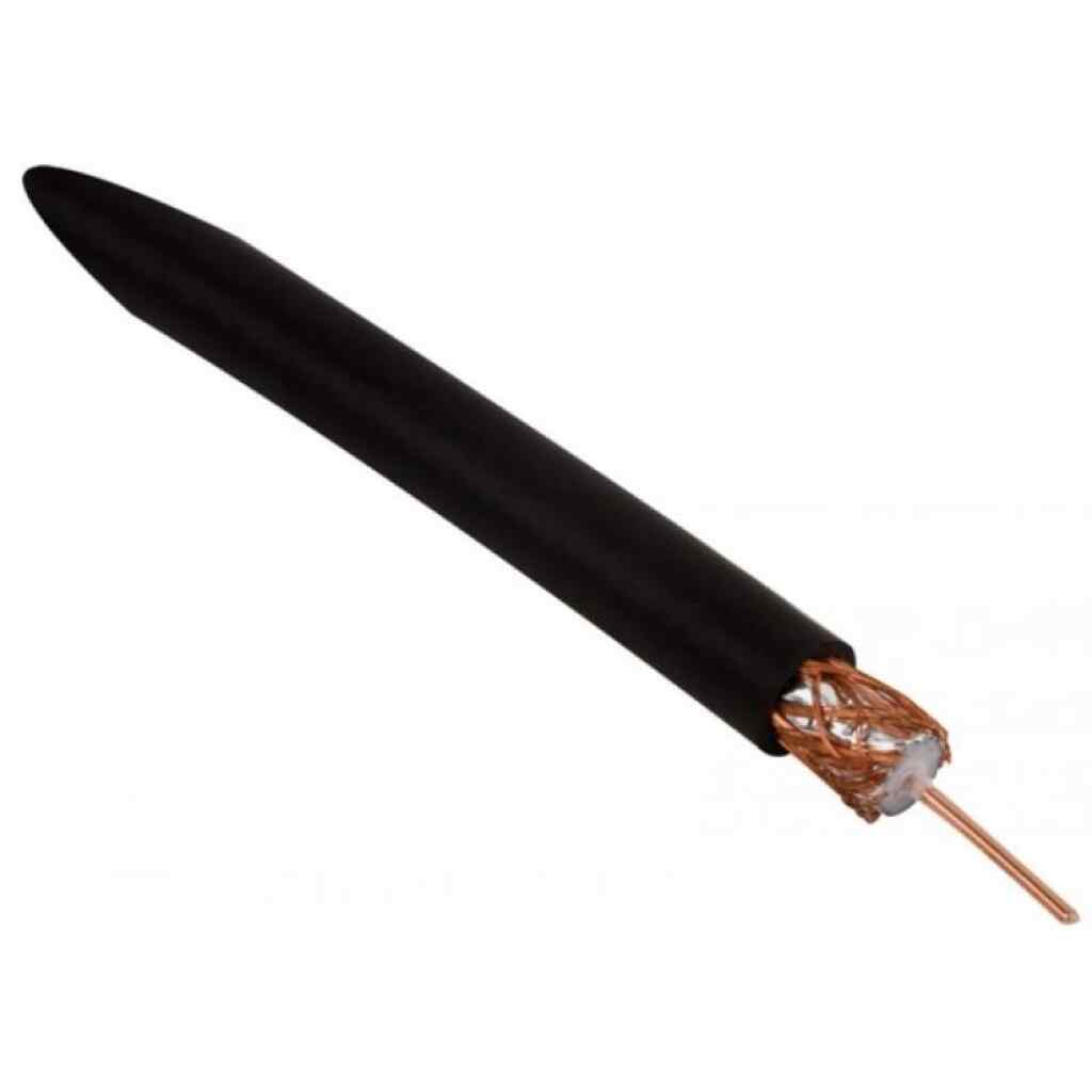 Cable Coax Rg6 C/60% Malla De Cobre Negro 305M – Shopper Mall
