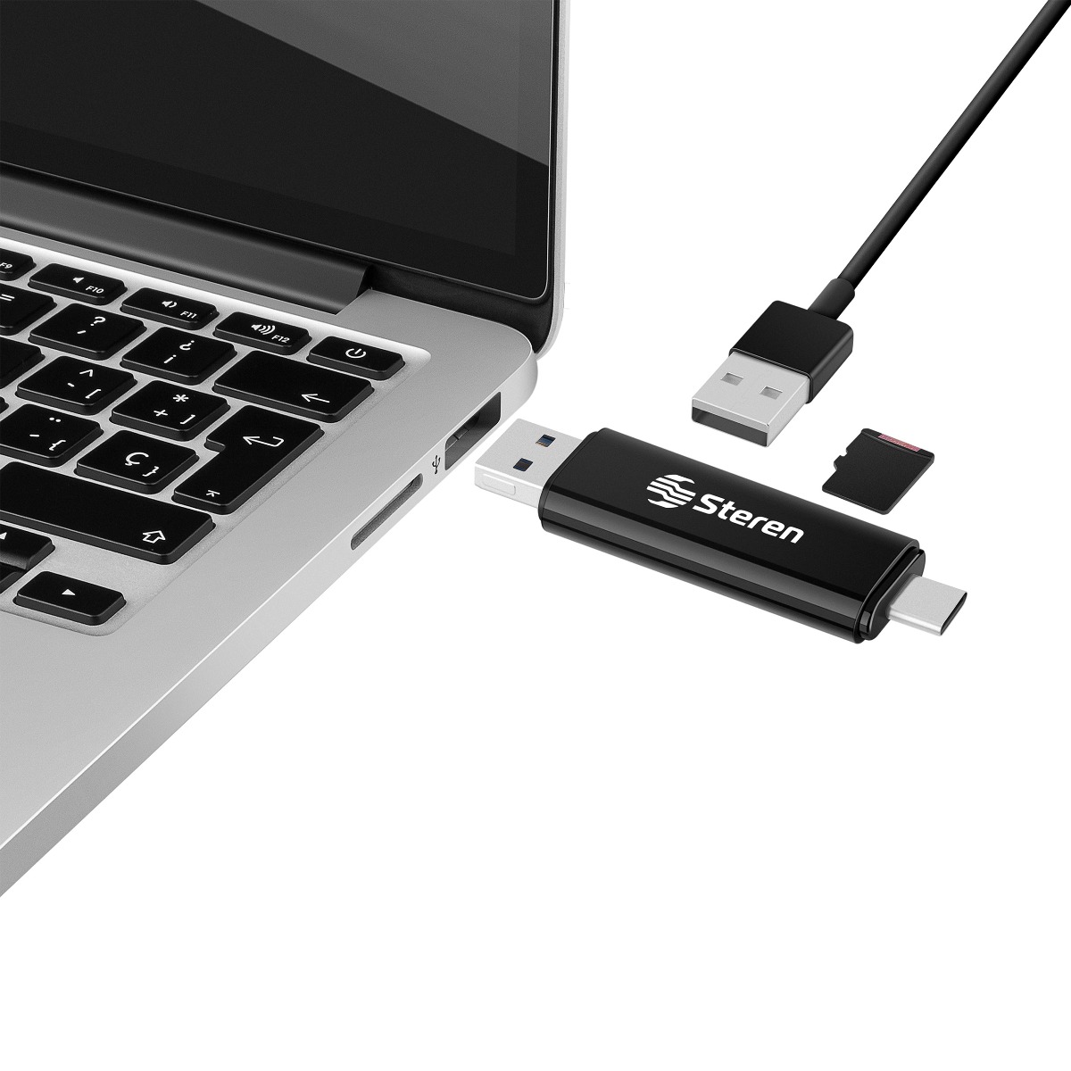 Lector Microsd/Usb 3 En 1 Otg