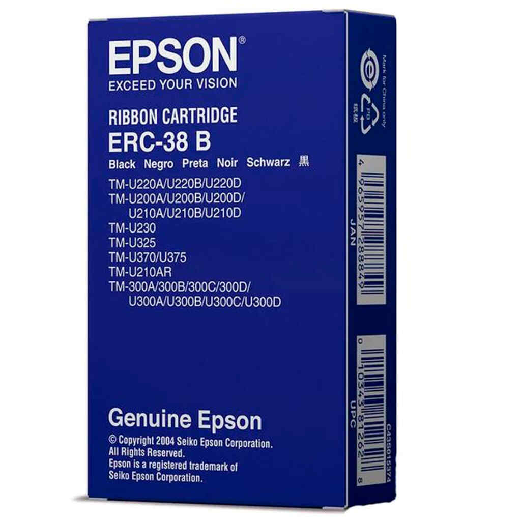 Cinta Negro ERC-38B TM-U220/200/210/300/370 | EPSON – Shopper Mall