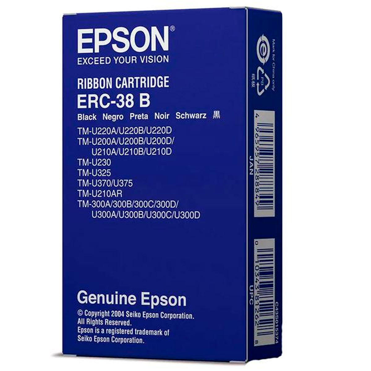 Cinta Negro ERC-38B TM-U220/200/210/300/370 | EPSON – Shopper Mall