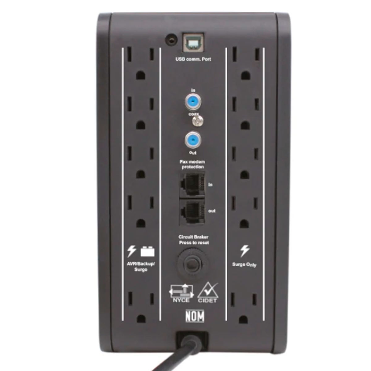 Ups/Reg Smart 1000VA 120V 10SAL 500W | CDP