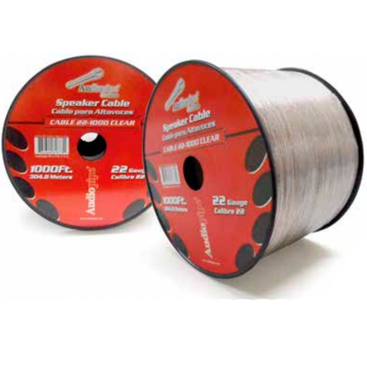 Cable para Bocina, Claro CAL.24, 1000plg. | GA-24C - AUDIOPIPE