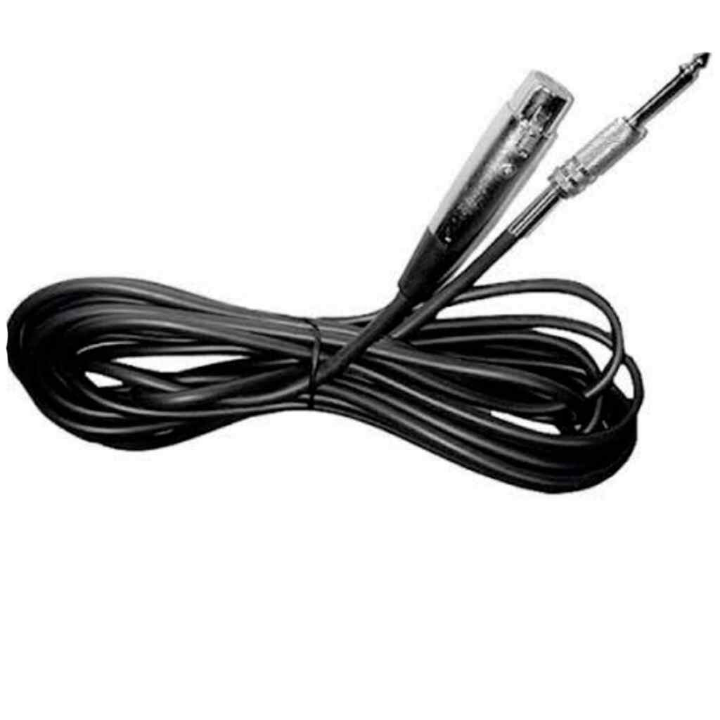 Cable para Microfono 20 Plug de 1/4 a 3 Pines Hembra | MC-10