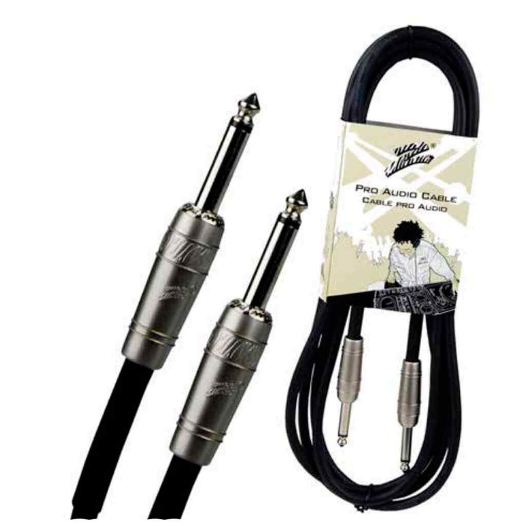 Cable para Instrumento Plug 1/4 a 1/4 Mono 10plg. - ZEBRA