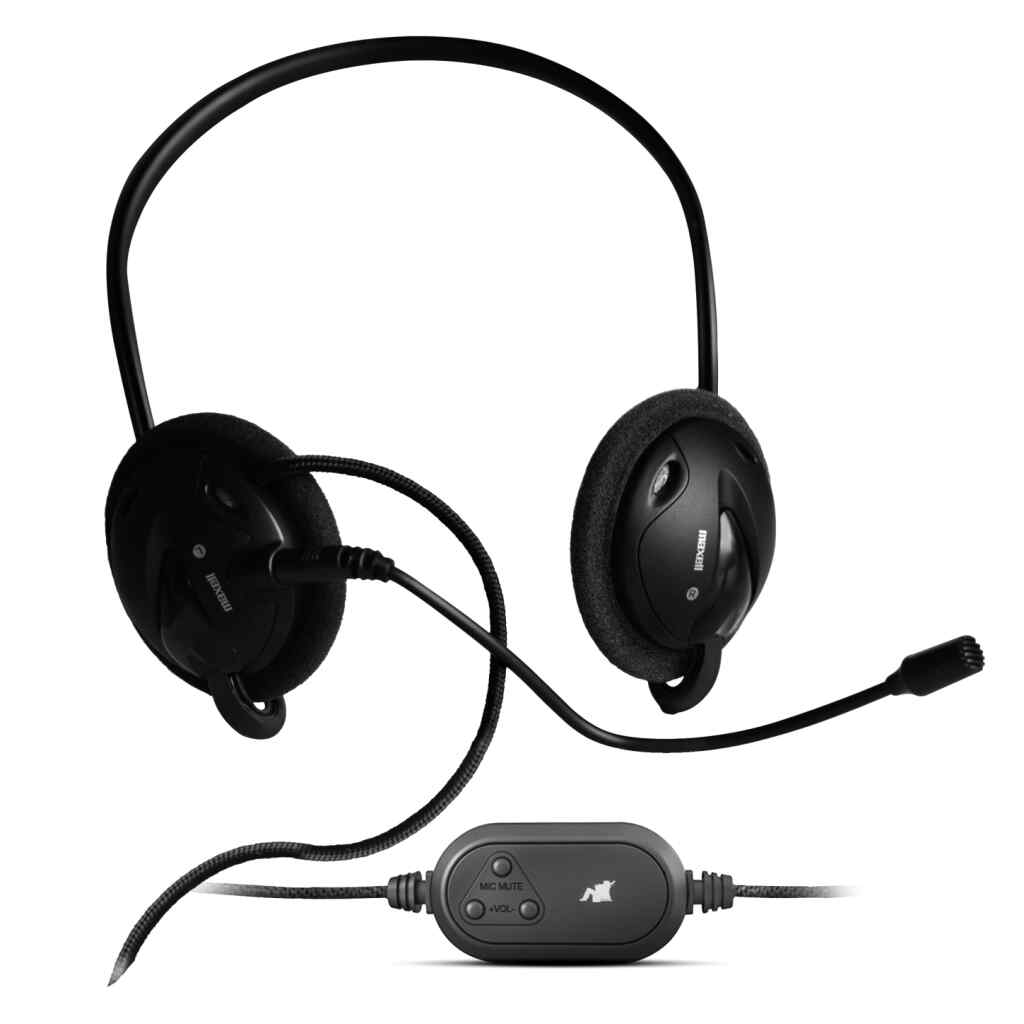 H-Mic Headset Neckband With Detachable Mic Usb C