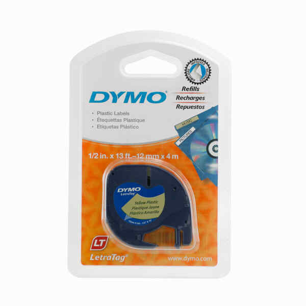 Cinta Dymo 91332 Letratag Plastica Amarillo (30)