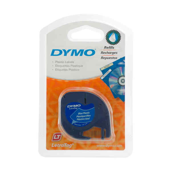 Cinta Dymo 91335 Letratag Plastica Azul (30)