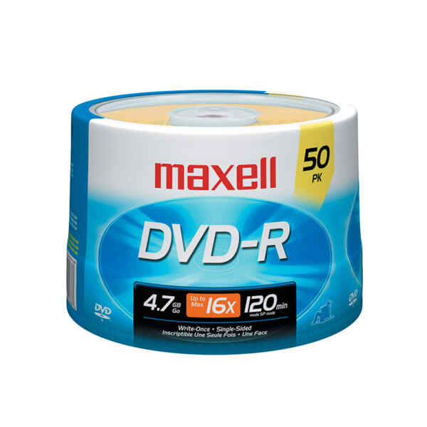 Dvd-R Maxell 4.7 Gb. Torre X 50 (Bulk) (10)