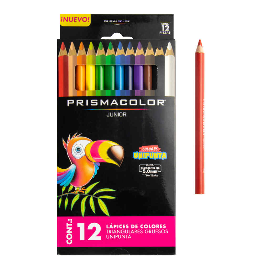 Crayon De Madera Prismacolor Escolar 2153013 12 Col. Jumbo (12 ...