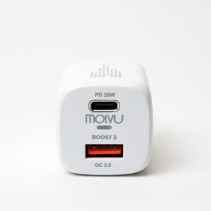 Cargador Boost3 de pared Dual USB y USB-C