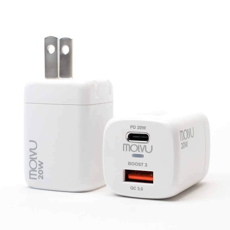 Cargador Boost3 de pared Dual USB y USB-C