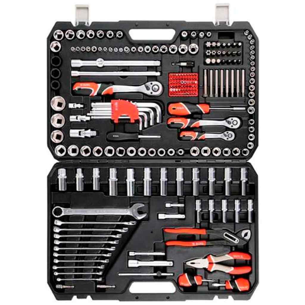 Juego de Ratchet y Copas /4, 3/8 1/2 225pcs | YT-38941 - YATO - Shopper ...