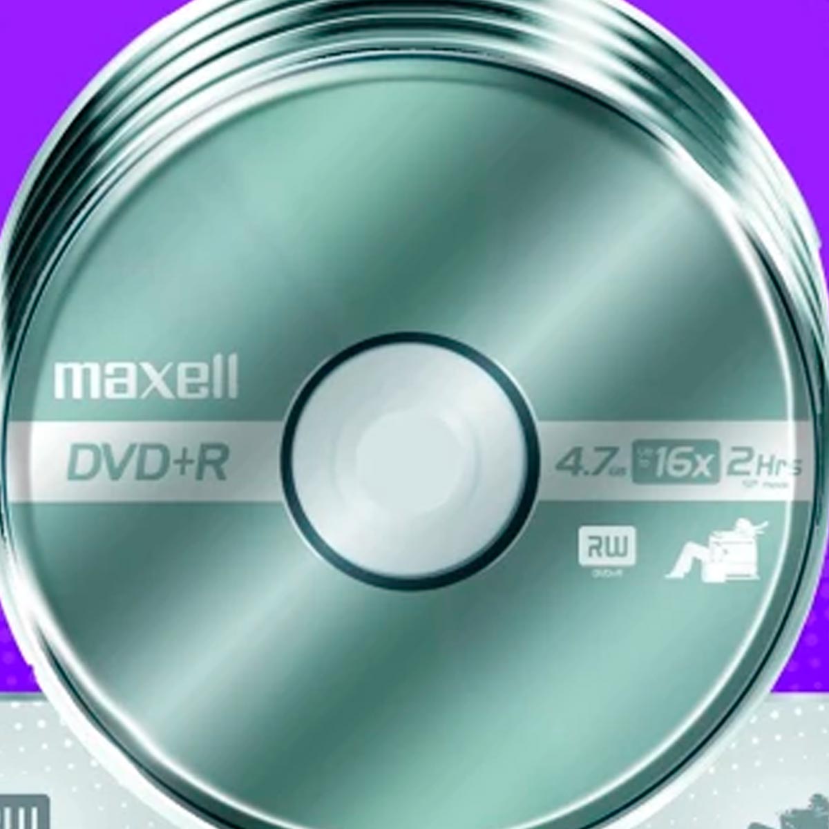 DVD+R 5 Pack DVD+R 16x Slim Case | MAXELL - Shopper Mall