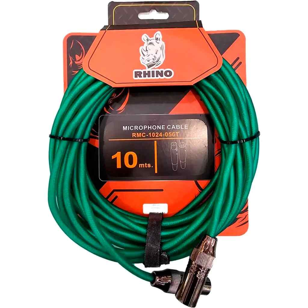 Cable RMC 1024 056 para Microfono XLR XLR 10m | RHINO - Shopper Mall