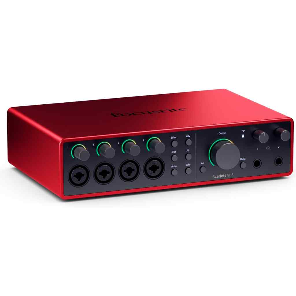 Scarlet 18I16 [G4] Interfaz de Audio 18in/16out | FOCUSRITE - Shopper Mall