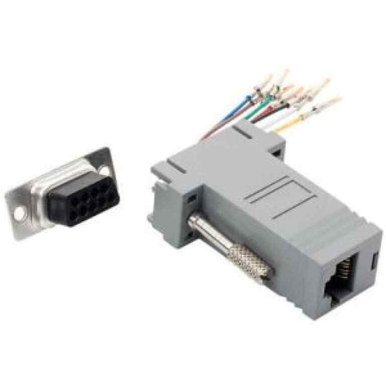 Adaptador jack DB9 a jack RJ45 de 8 contactos - Steren