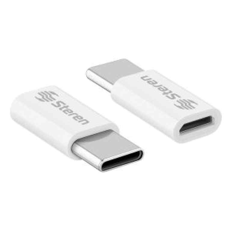 Adaptador jack micro USB a conector USB C - Steren