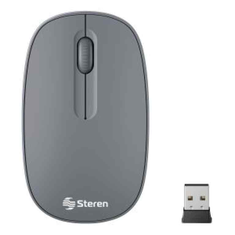 Mouse inalambrico 1 200 DPI, gris – Steren – Shopper Mall